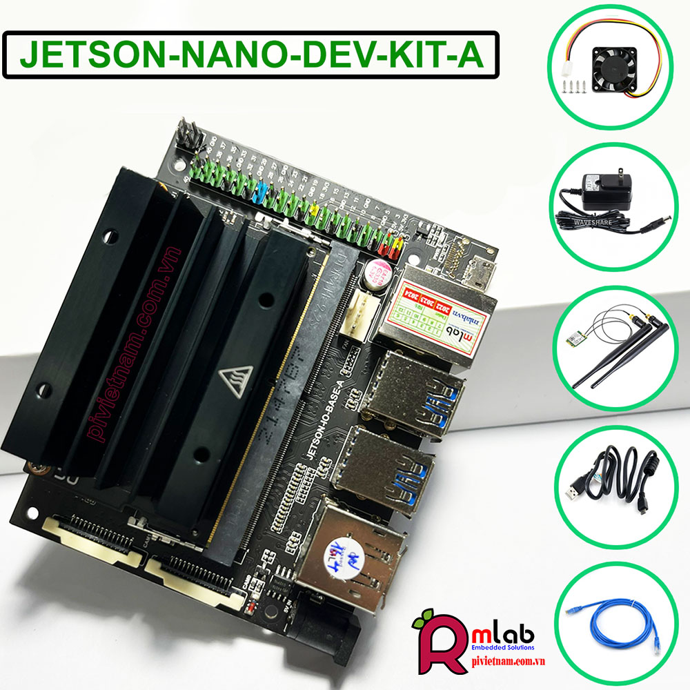 Bộ sản phẩm NVIDIA Jetson Nano 2GB cơ bản